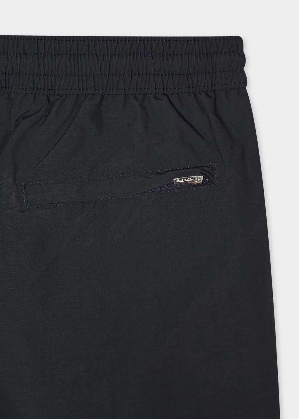Men's Black Swim Shorts With 'Artist Stripe' Trim