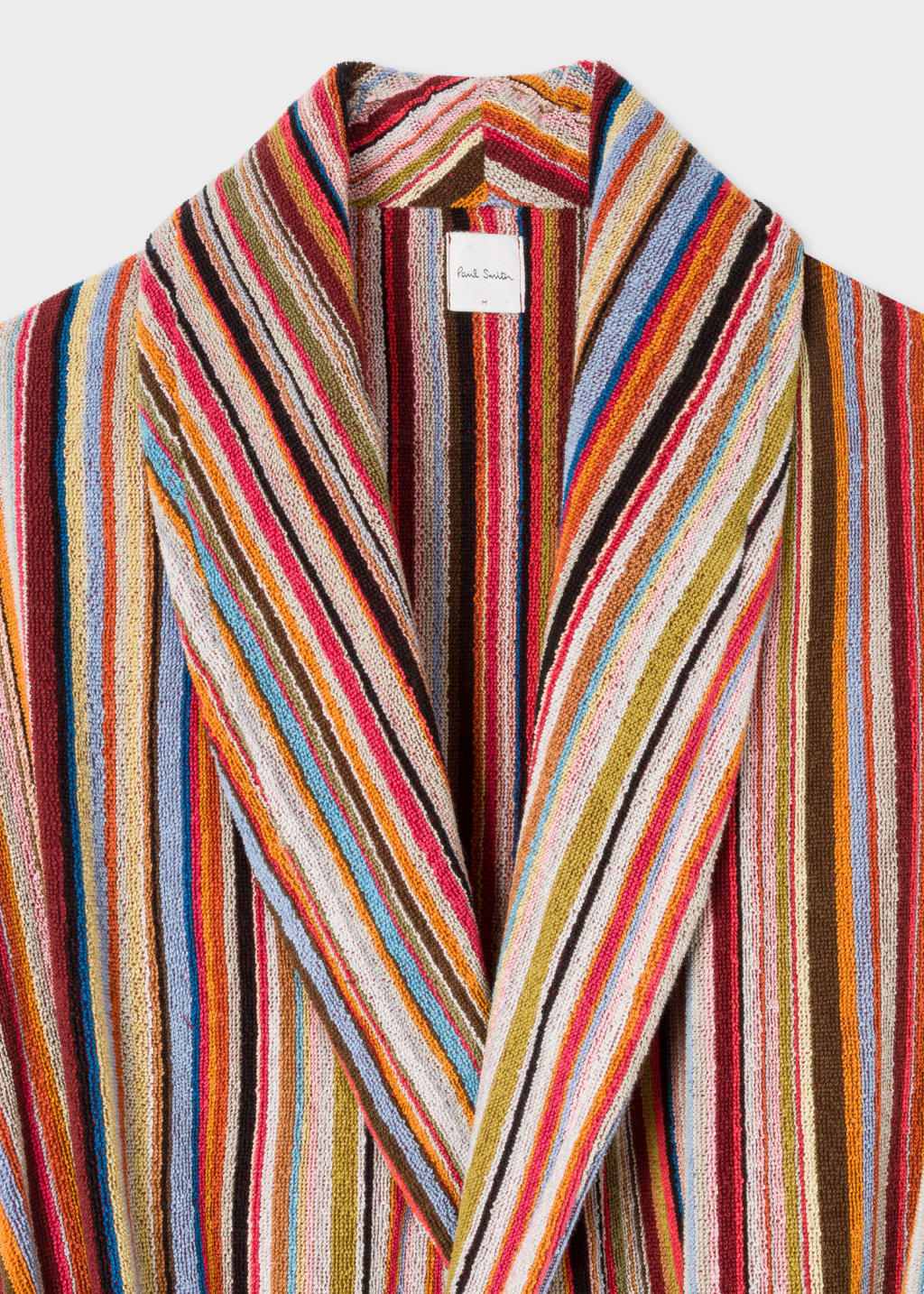 Men's 'Signature Stripe' Cotton Dressing Gown
