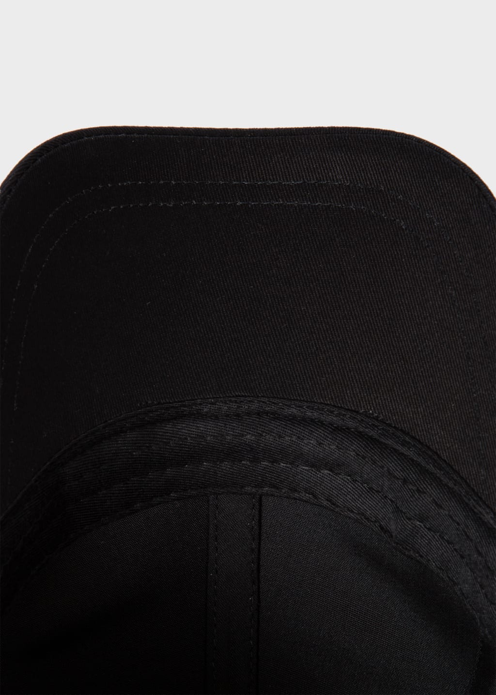 Black Cotton Zebra Logo Baseball Cap