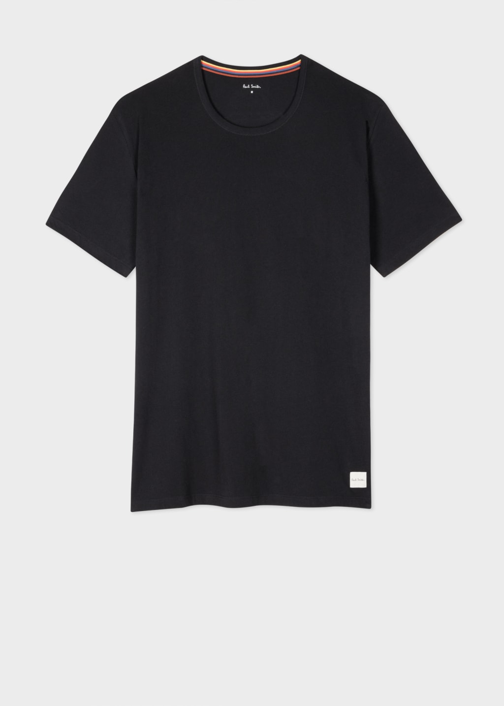 Mens Black Cotton T Shirt