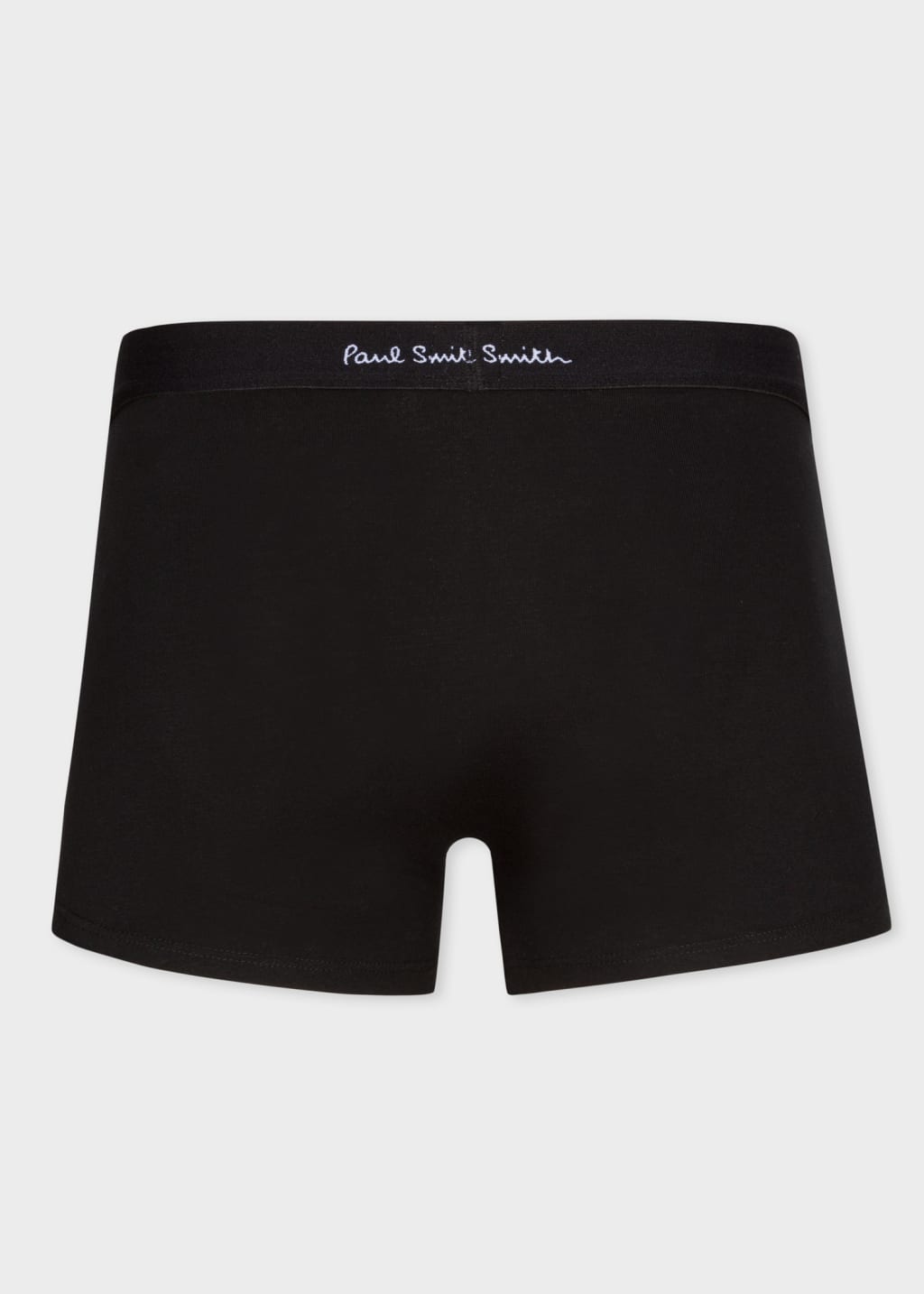 Organic Cotton Black Low-Rise Boxer Briefs Three Pack