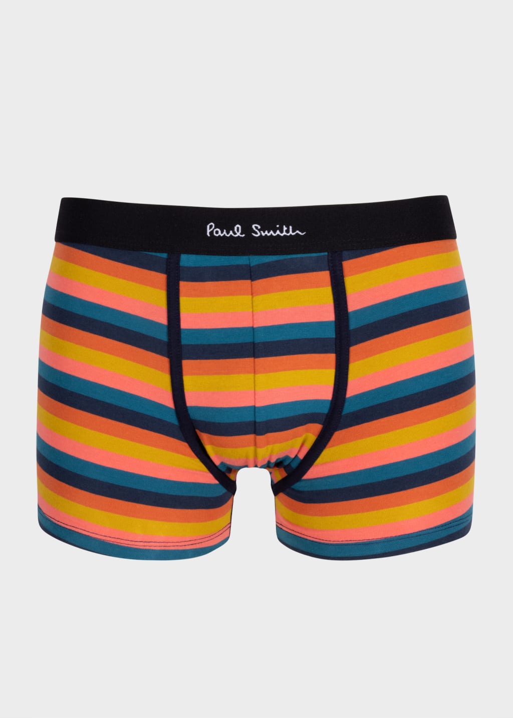 Organic Cotton 'Artist Stripe' Mixed Boxer Briefs Five Pack