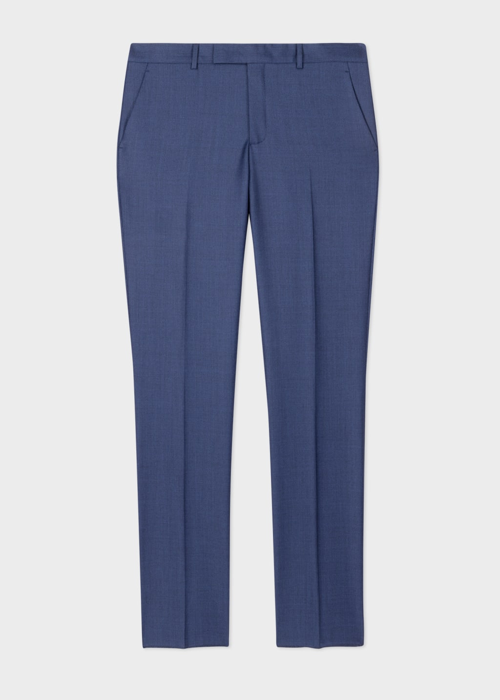 The Soho - Men's Tailored-Fit Blue Birdseye Wool Suit