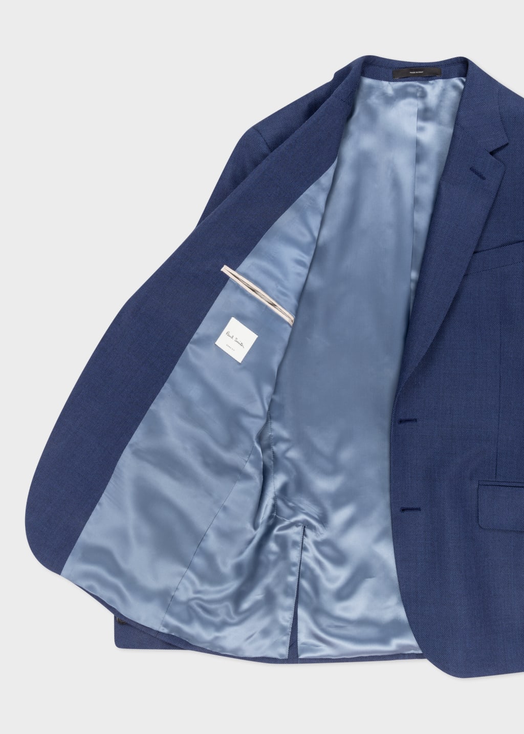 The Soho - Men's Tailored-Fit Blue Birdseye Wool Suit