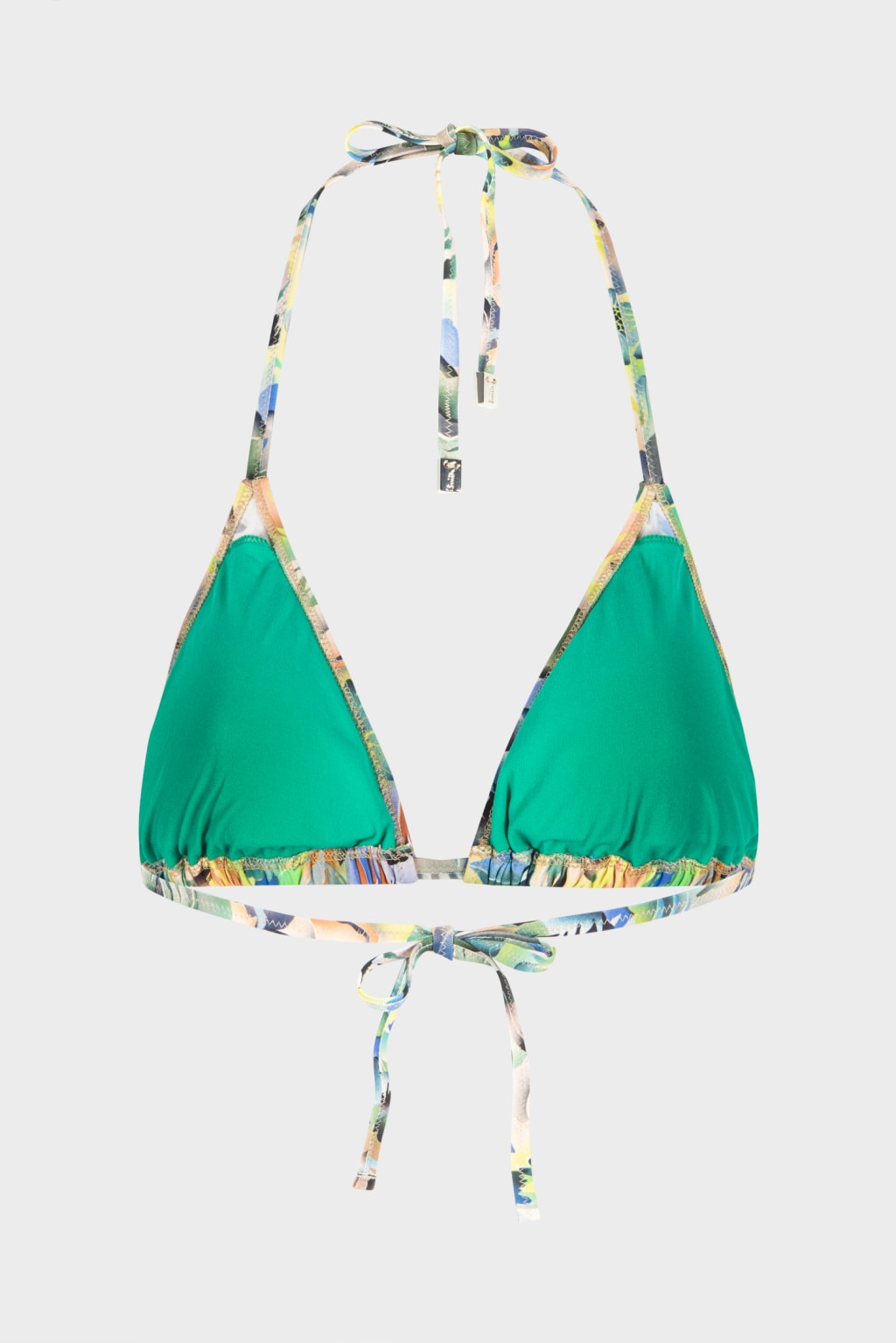 Women's Turquoise 'Hot Summer' Triangle Bikini Top