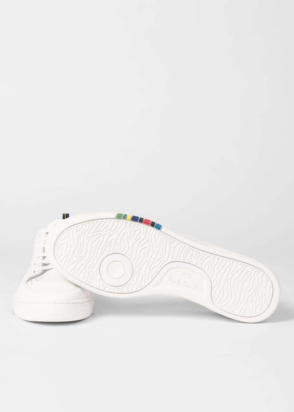 White Leather 'Cosmo' Trainers