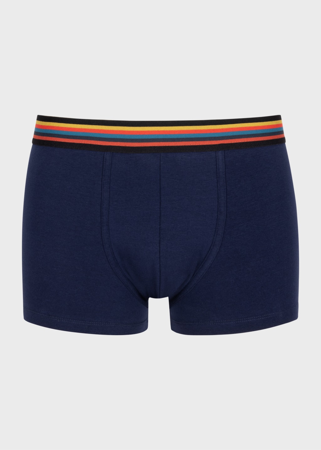 Navy Low-Rise 'Artist Stripe' Boxer Briefs Three Pack