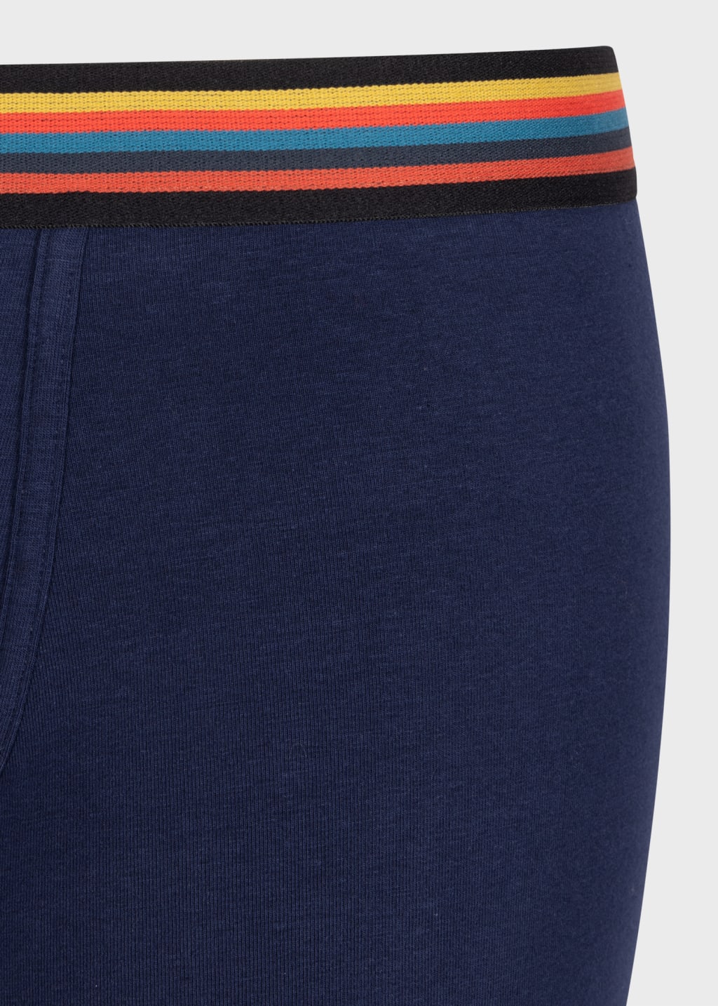 Navy Low-Rise 'Artist Stripe' Boxer Briefs Three Pack