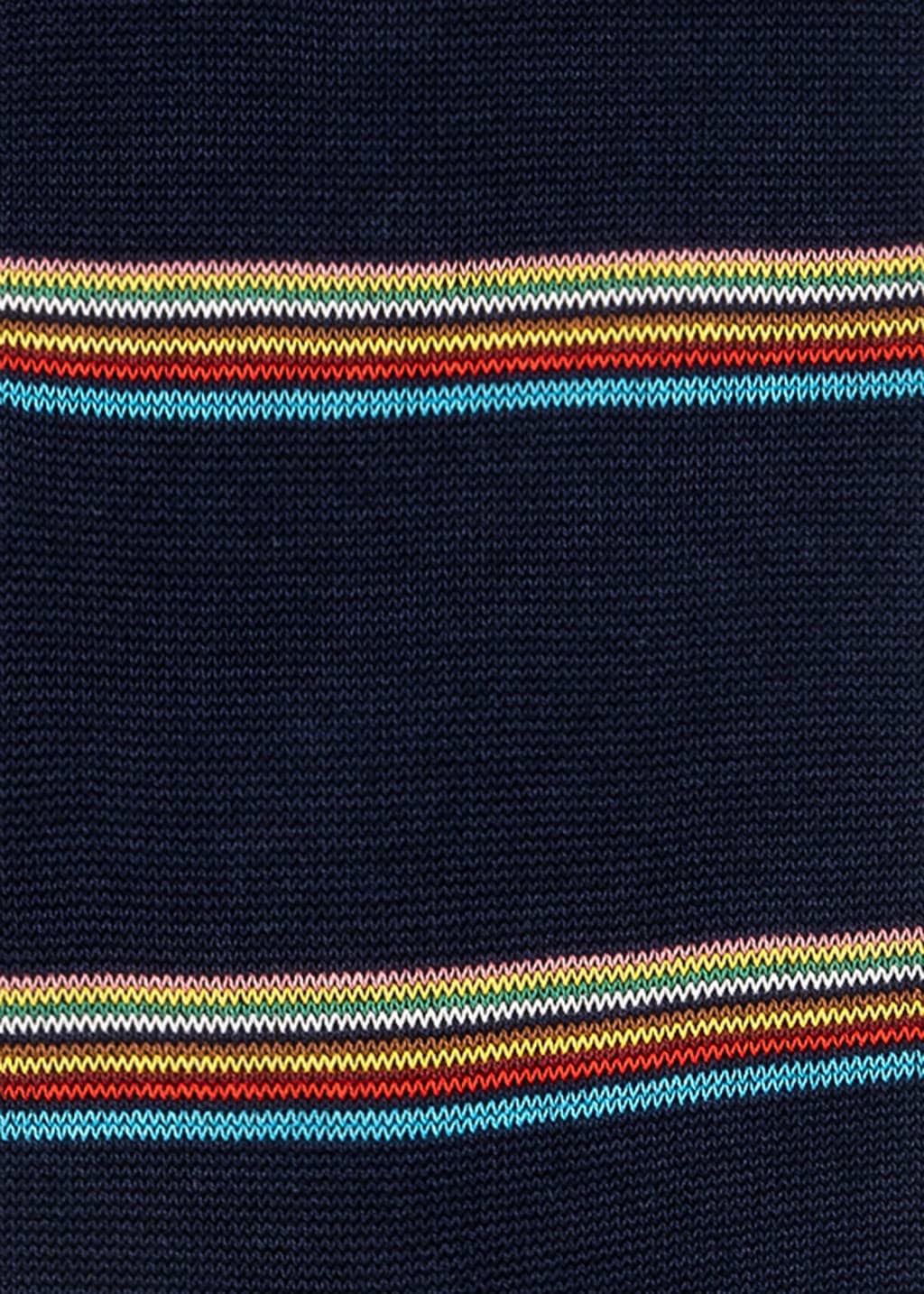 Men's Navy 'Signature Stripe' Block Stripe Socks