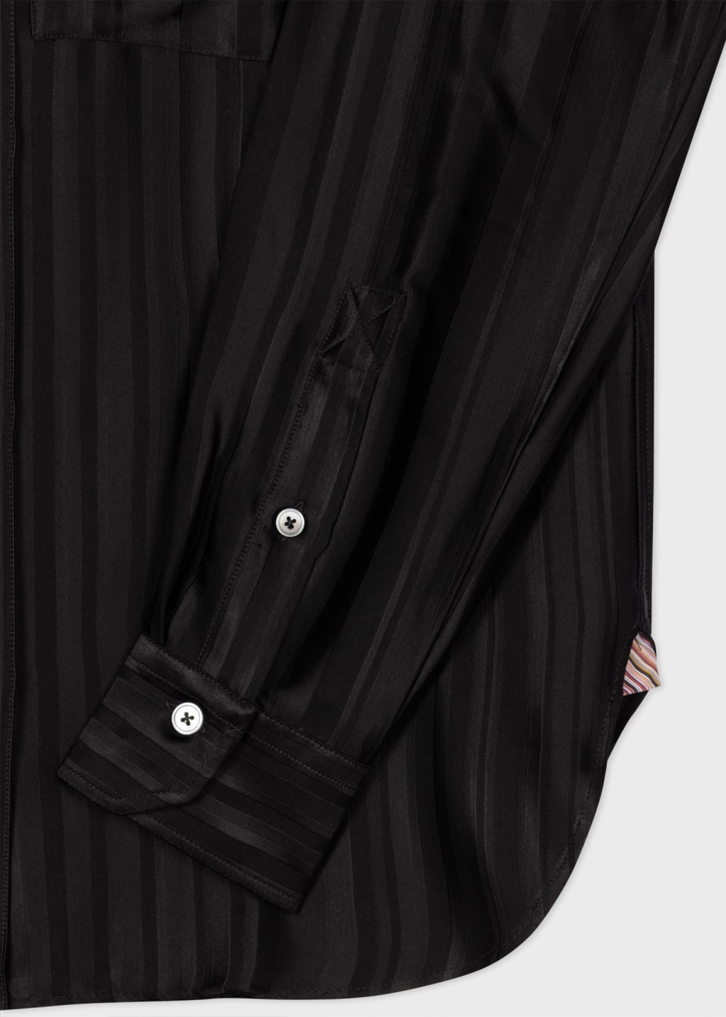 Women's Black 'Shadow Stripe' Shirt