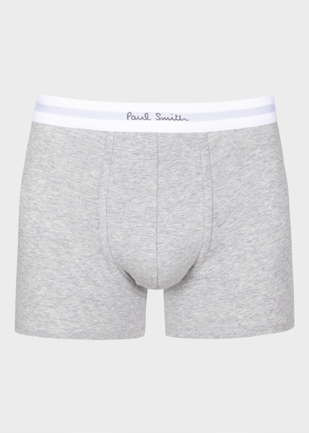 Signature Stripe' and Plain Long Boxer Briefs Seven Pack