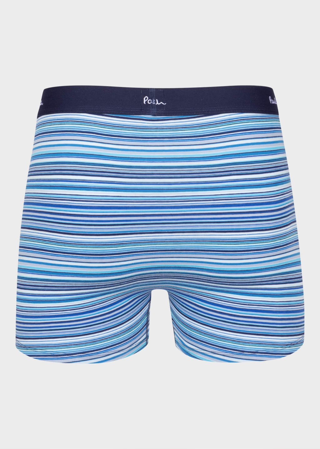 Signature Stripe' and Plain Long Boxer Briefs Seven Pack