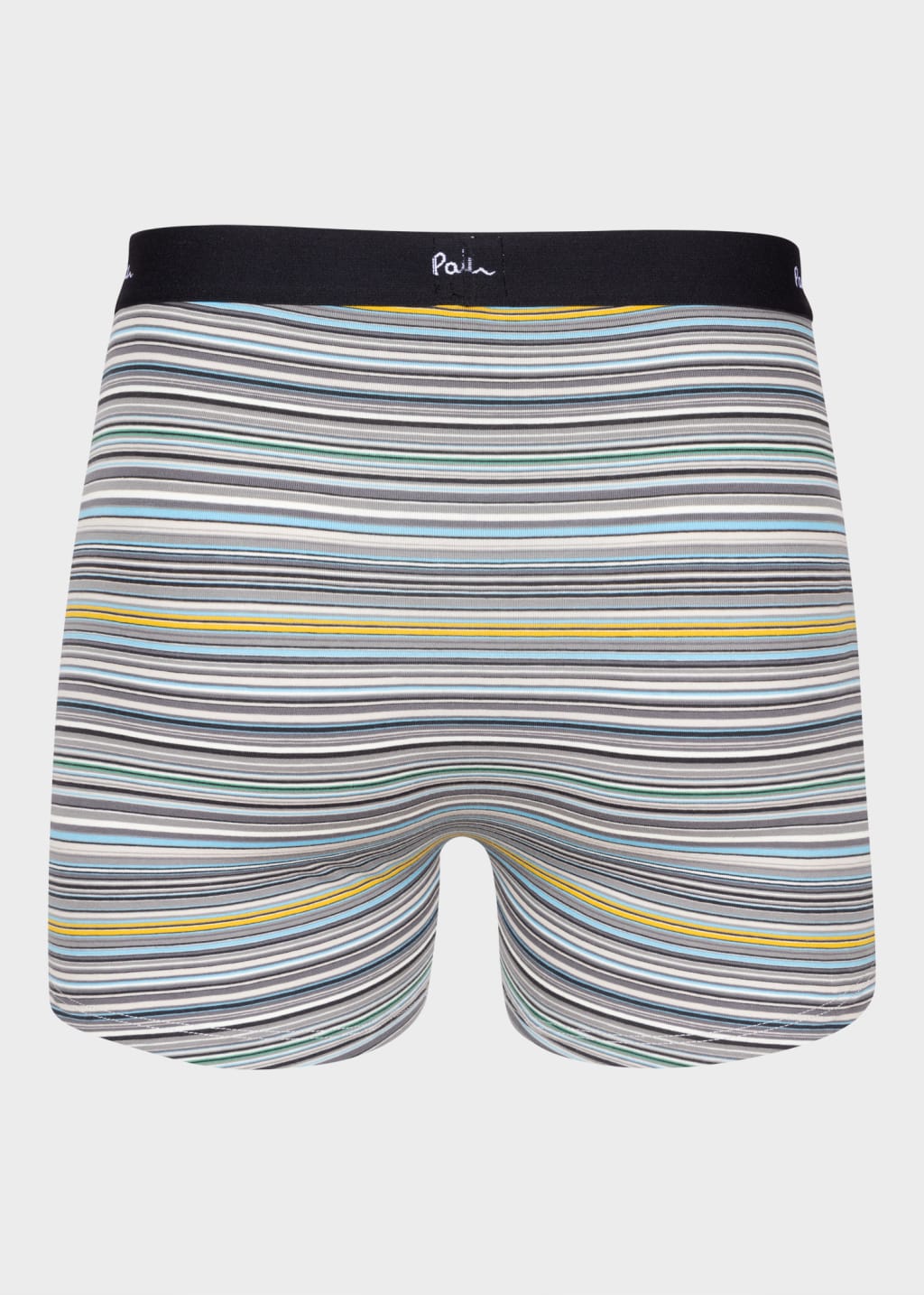 Signature Stripe' and Plain Long Boxer Briefs Seven Pack