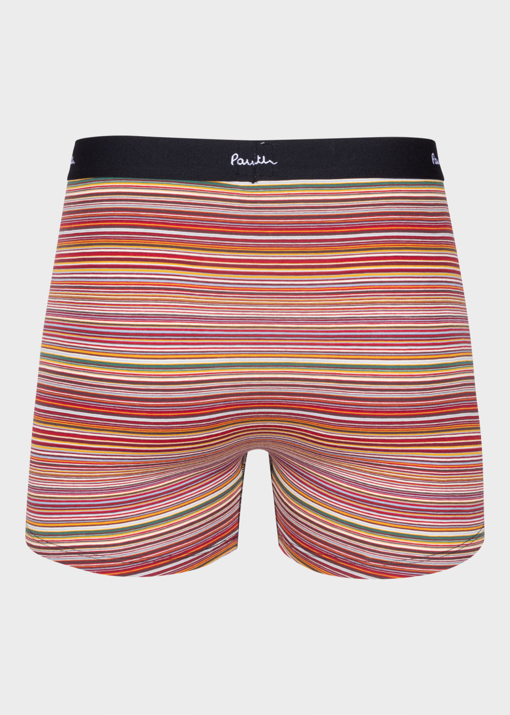 Signature Stripe' and Plain Long Boxer Briefs Seven Pack