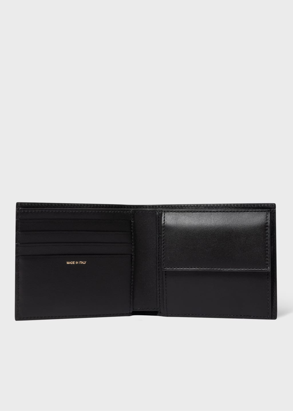 Men's Black 'Signature Stripe Block' Billfold Wallet