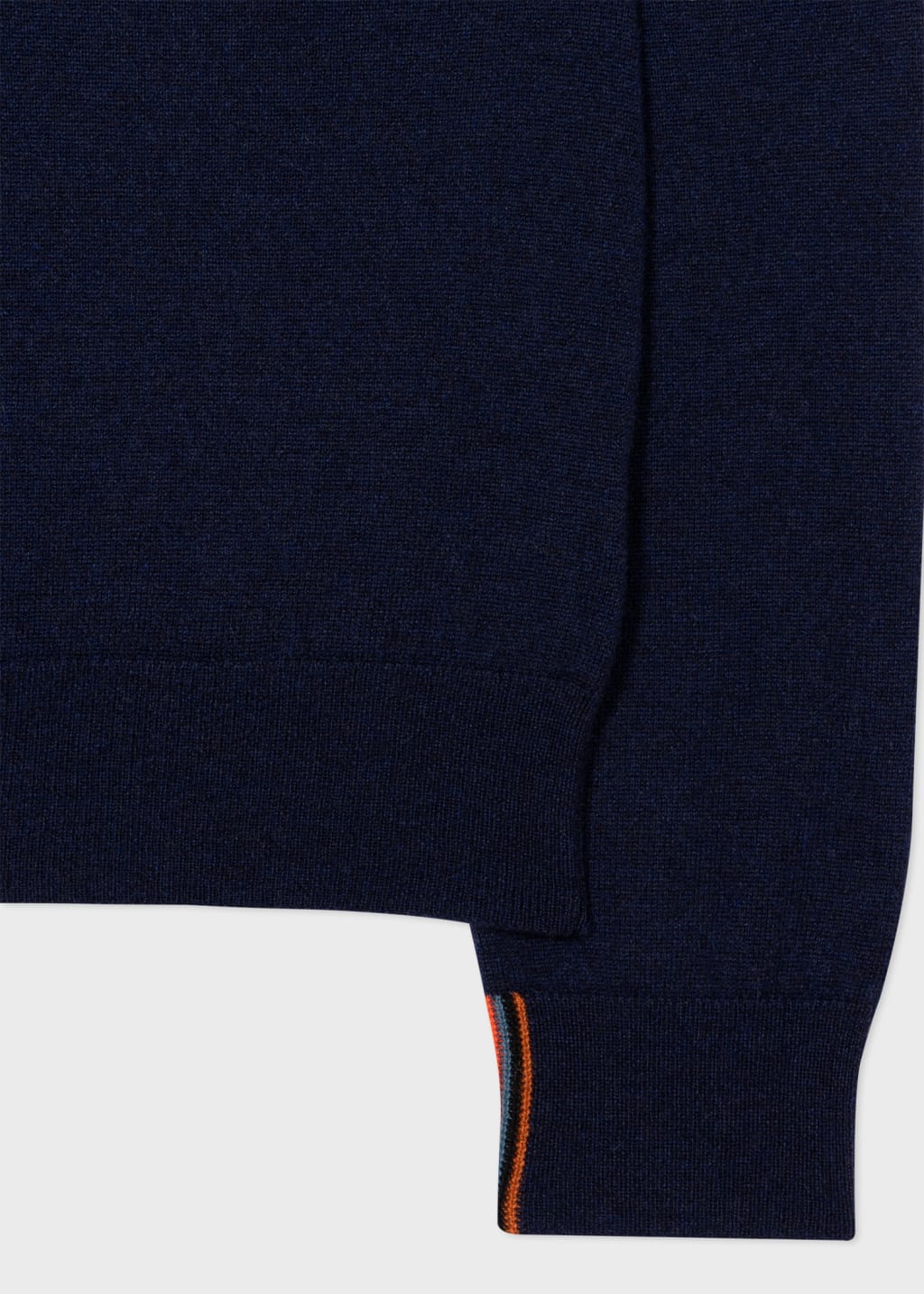 Men's Navy Cashmere Crew Neck Sweater