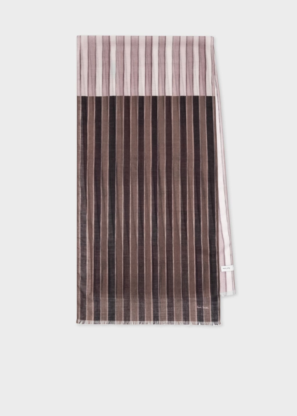 Men's Pink 'Painted Stripe' Scarf