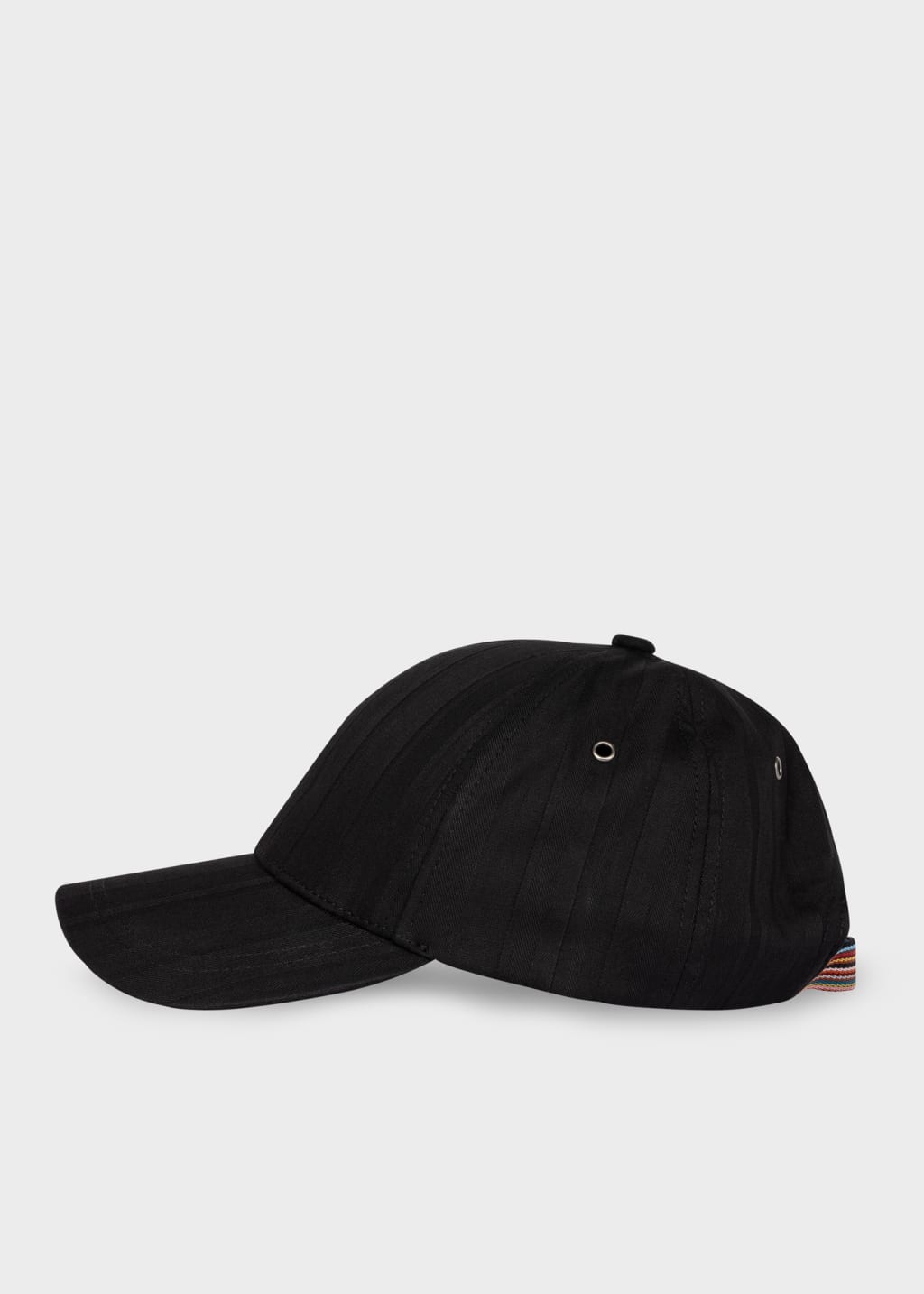 Men's Black 'Shadow Stripe' Cap