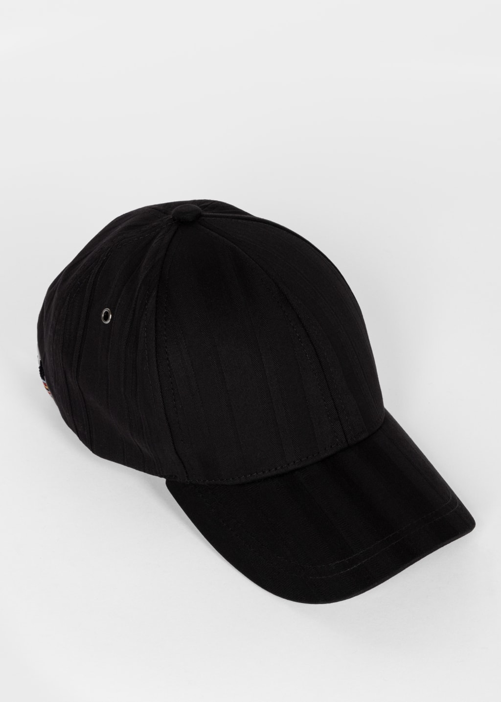 Men's Black 'Shadow Stripe' Cap
