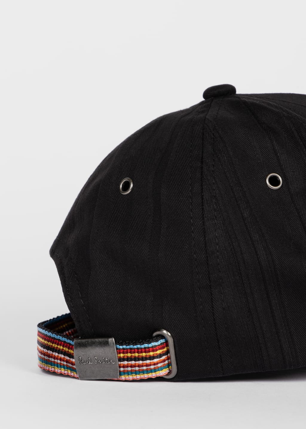 Men's Black 'Shadow Stripe' Cap
