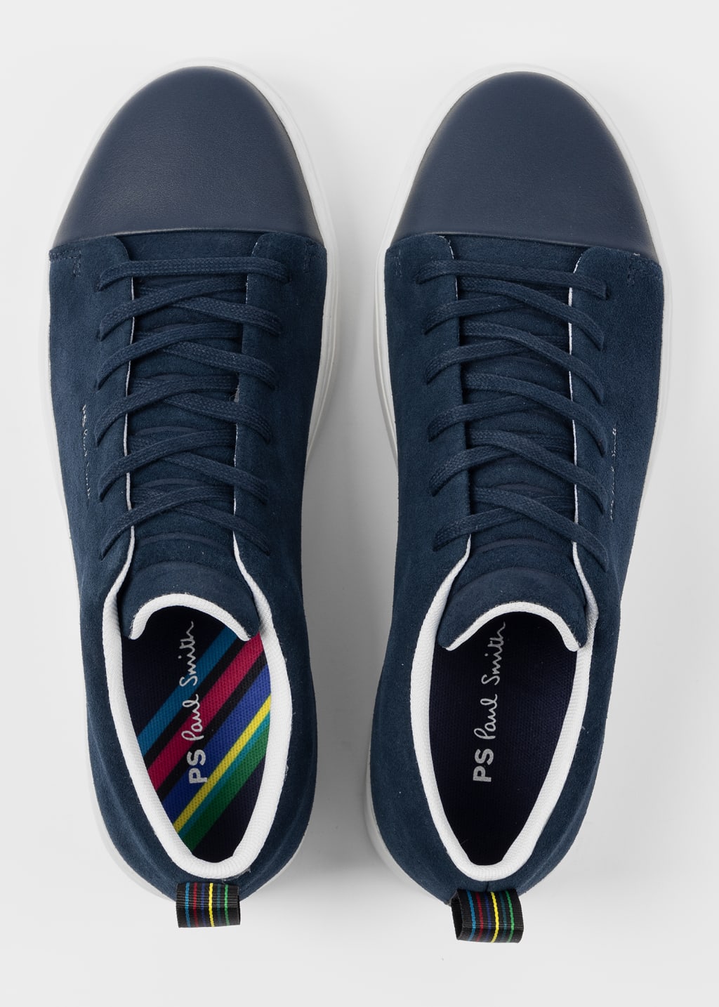 Men's Navy Suede 'Lee' Trainers
