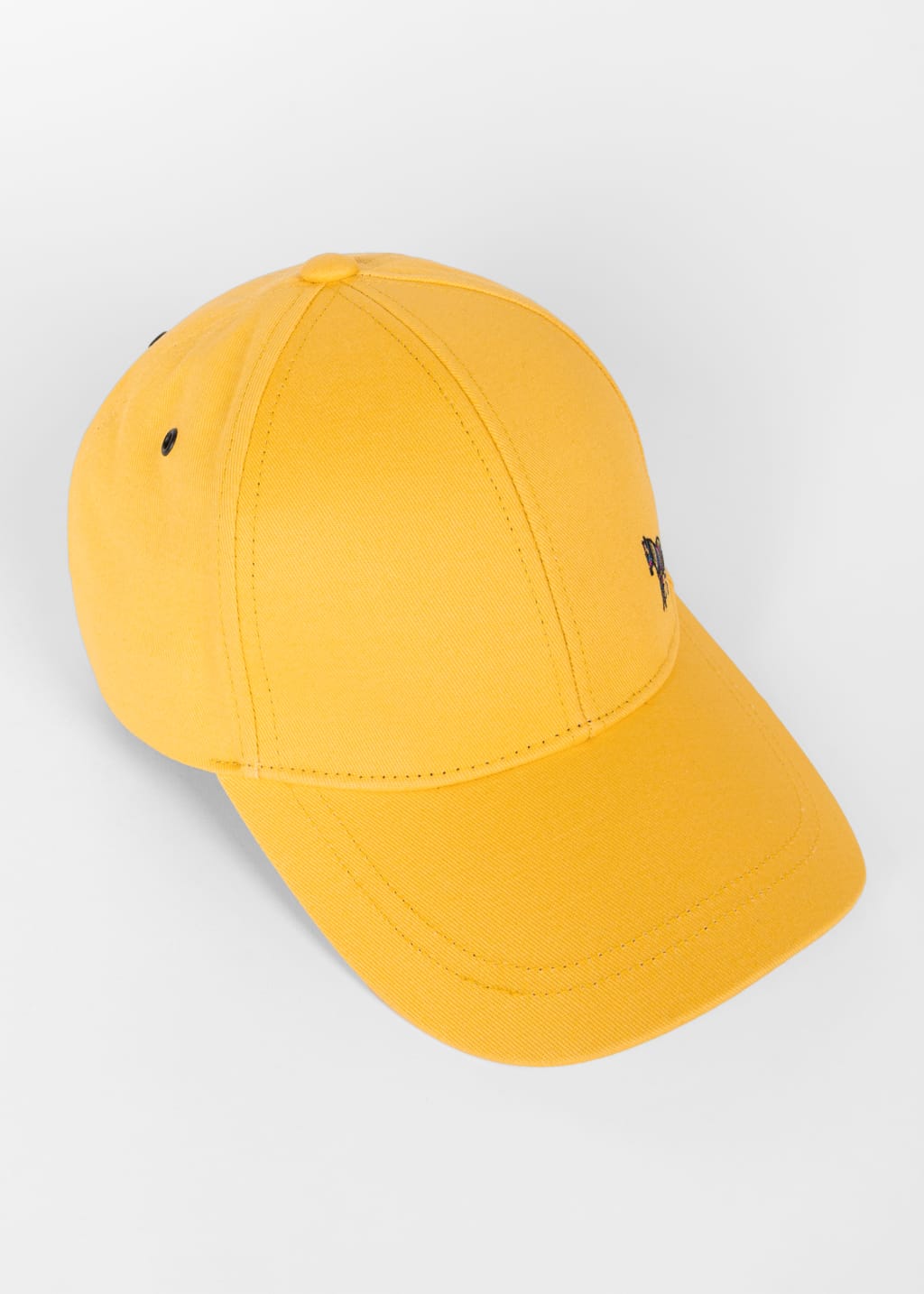 Men's Yellow Zebra Logo Baseball Cap