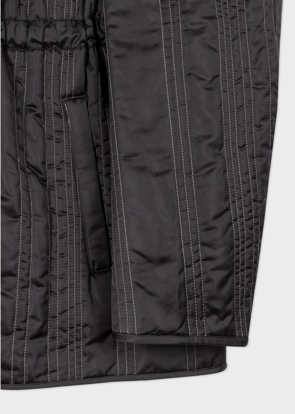 Women's Midnight Blue 'Shadow Stripe' Quilted Jacket