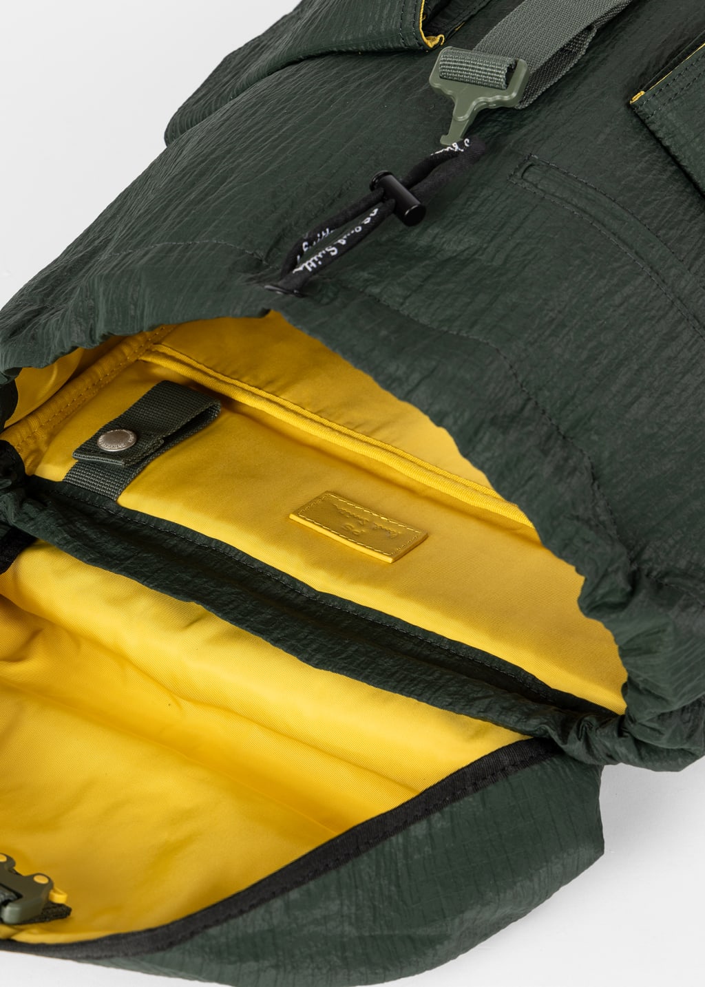 Men's Dark Green Nylon Ripstop Backpack