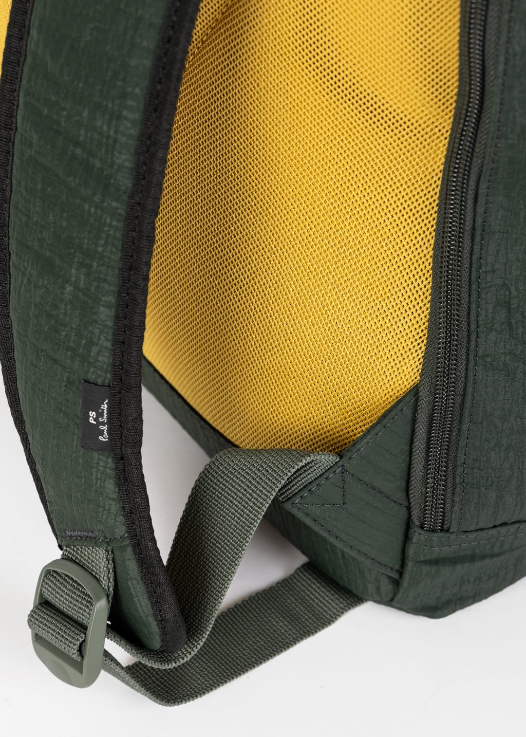 Men's Dark Green Nylon Ripstop Backpack