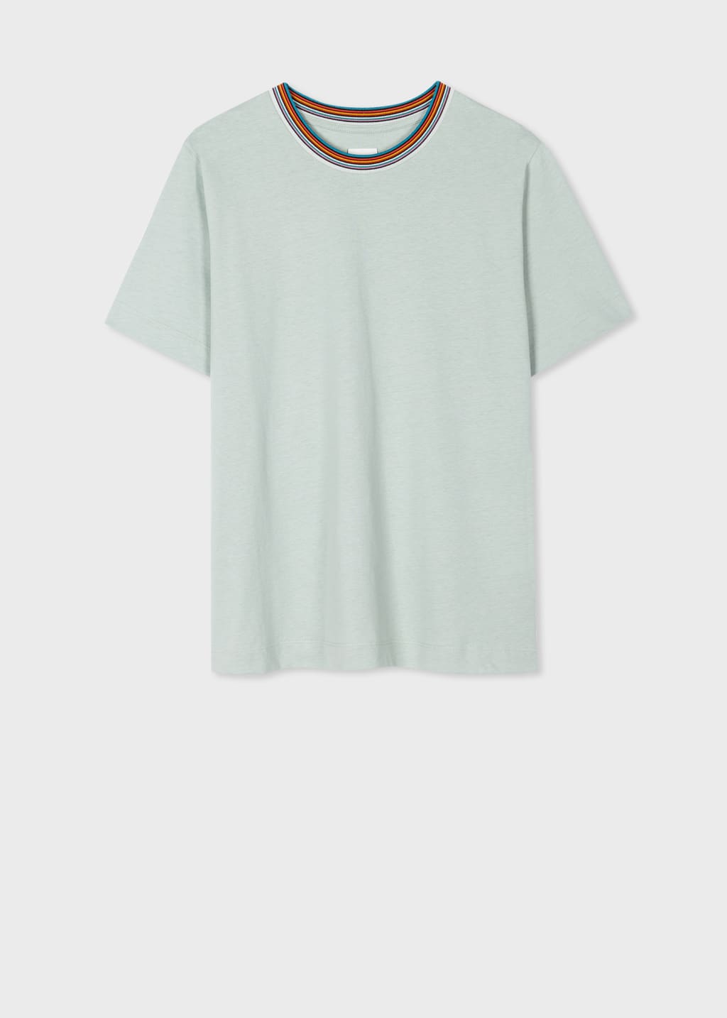 Women's Duck Egg Blue 'Signature Stripe' T-Shirt