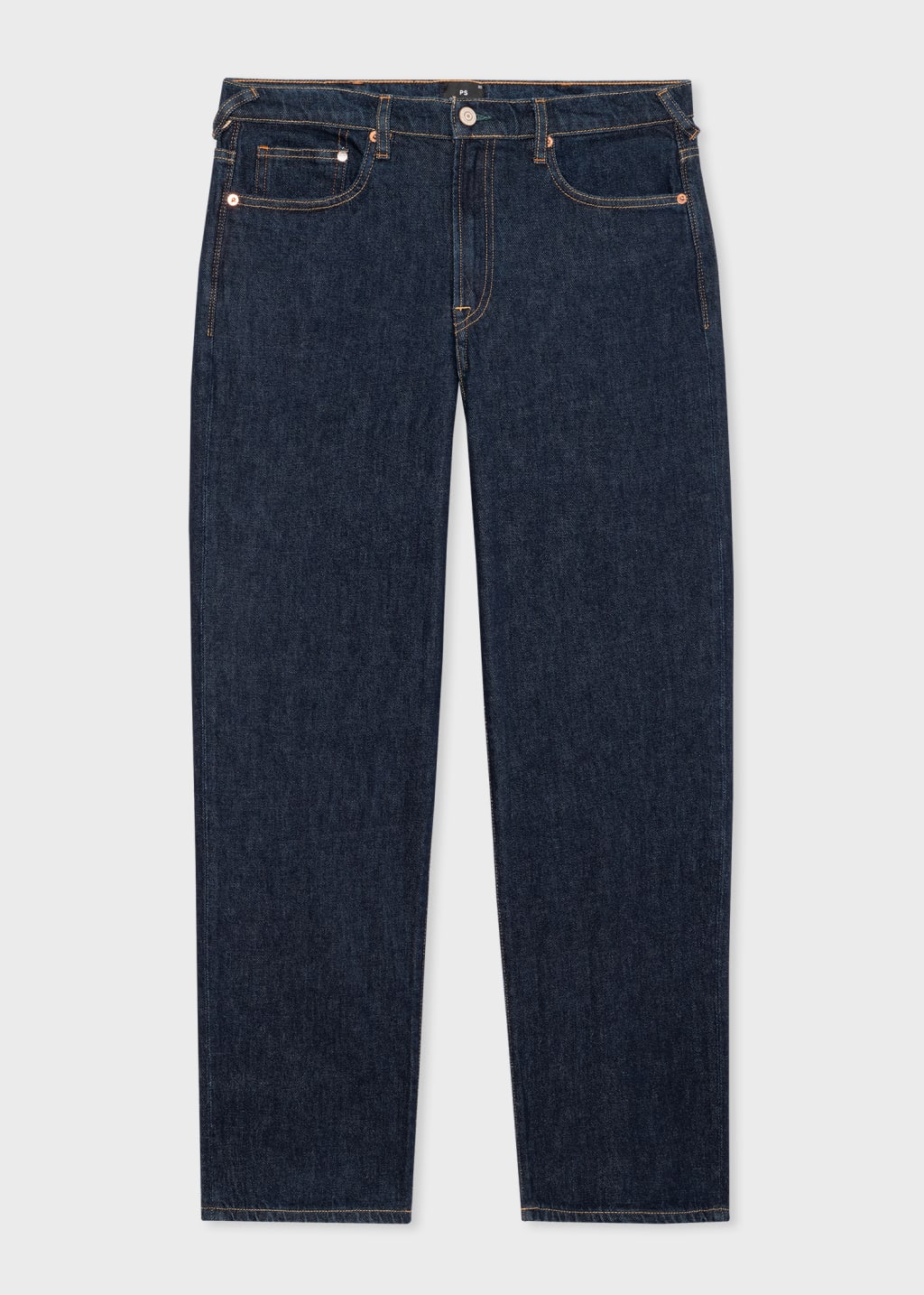 Relaxed-Fit Indigo Rinse 'Organic Vintage Stretch' Jeans