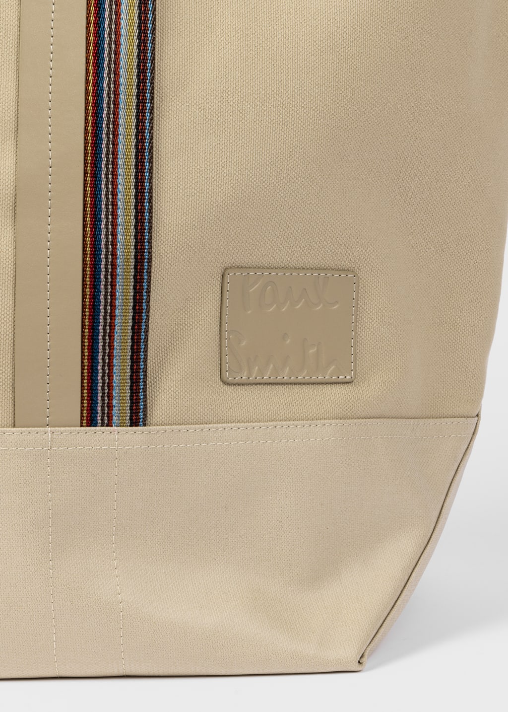 Sac Cabas Homme avec Lanières "Signature Stripe" en Toile