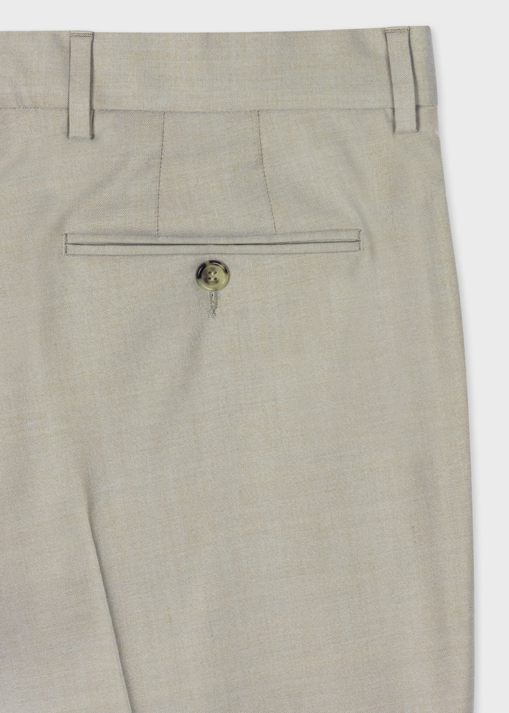 Men's Light Grey Wool Pants