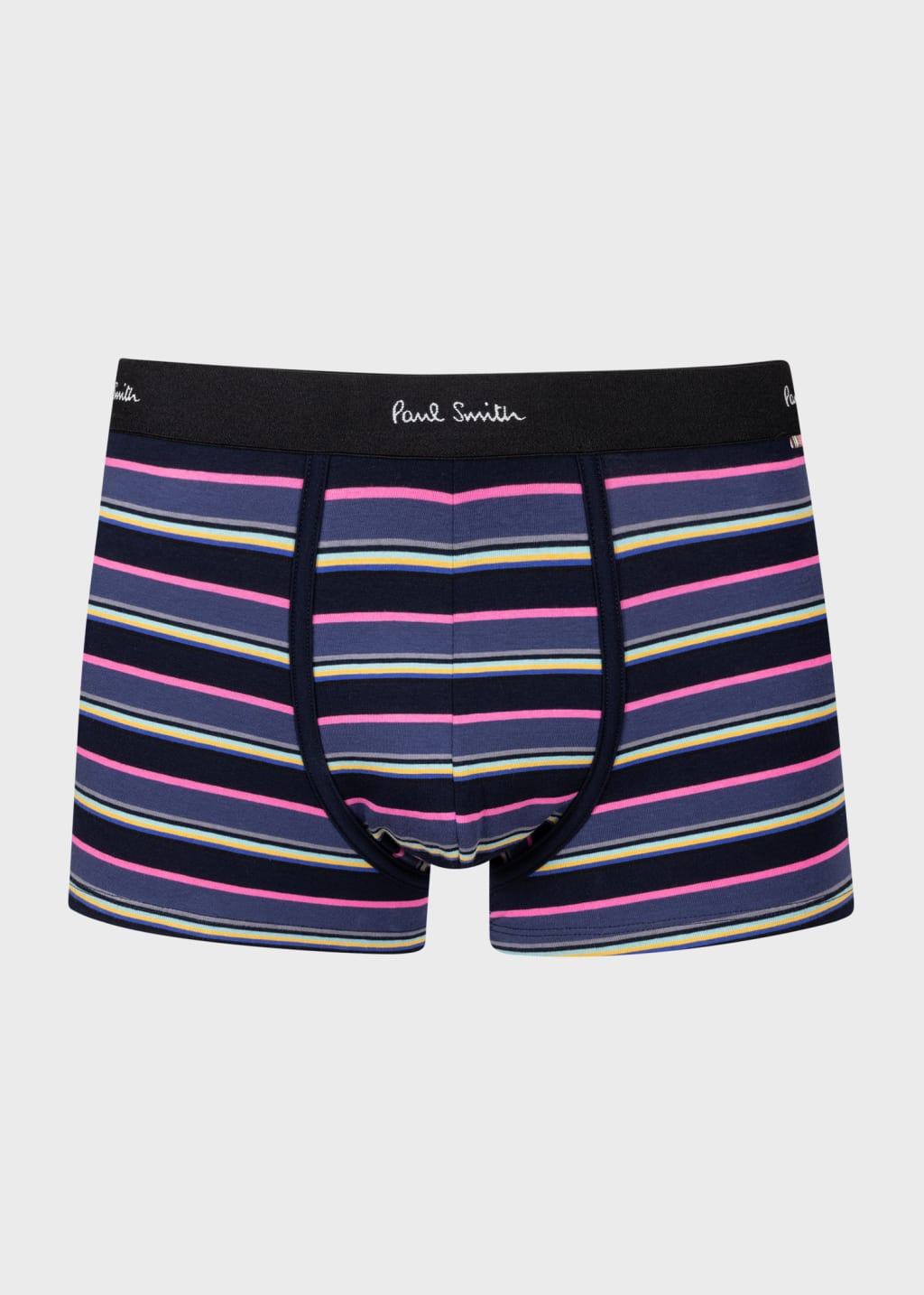 Blue And Pink Stripe Boxer Briefs