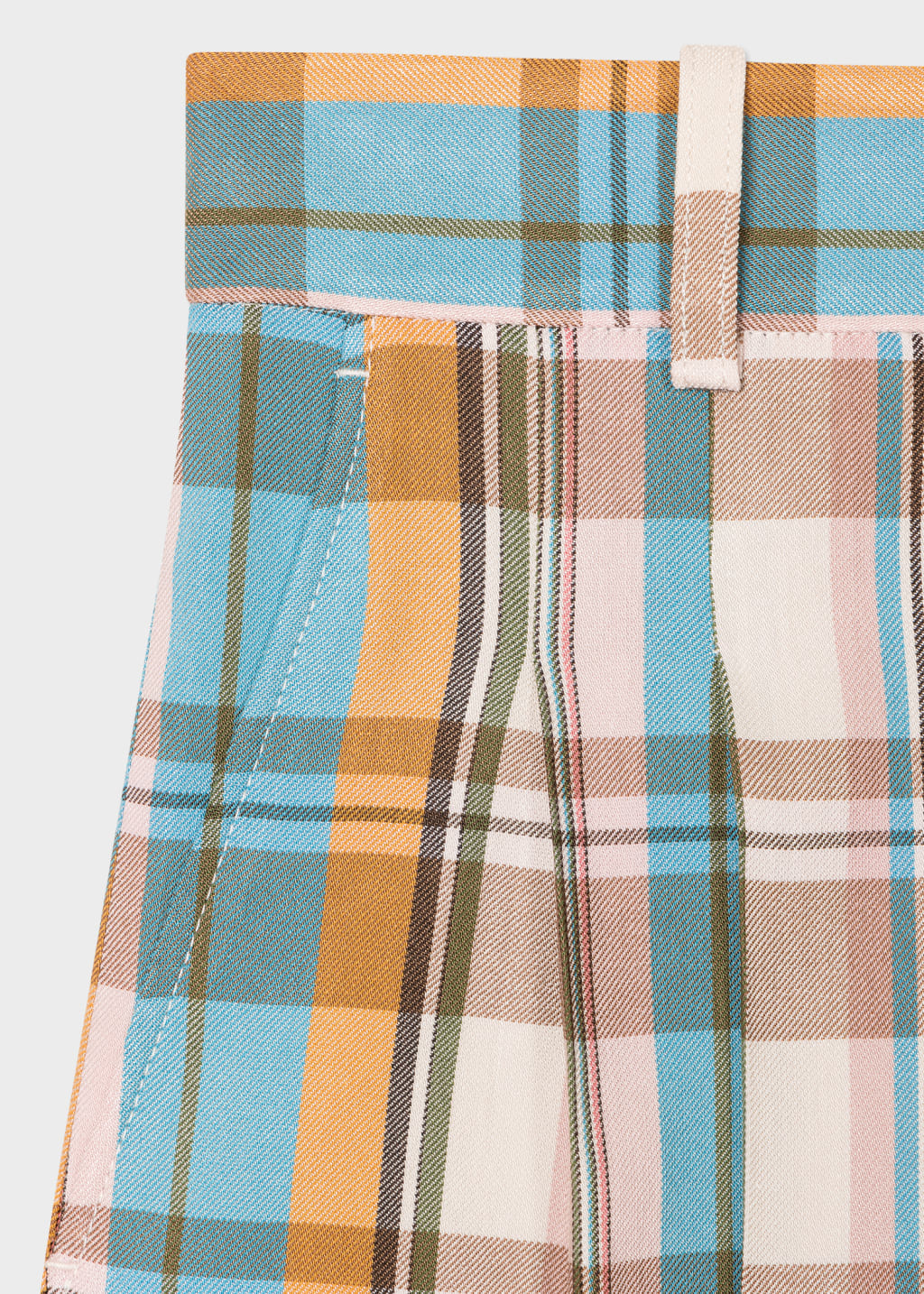 Women's Multi Colour Check Shorts