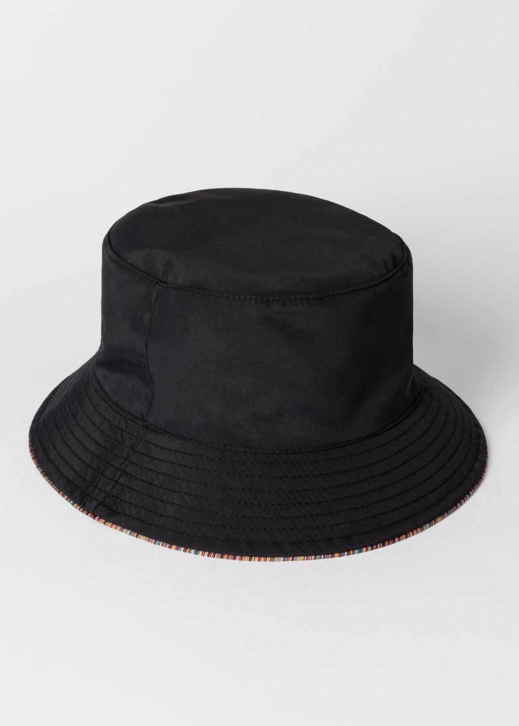 Women's 'Signature Stripe' Trim Reversible Bucket Hat