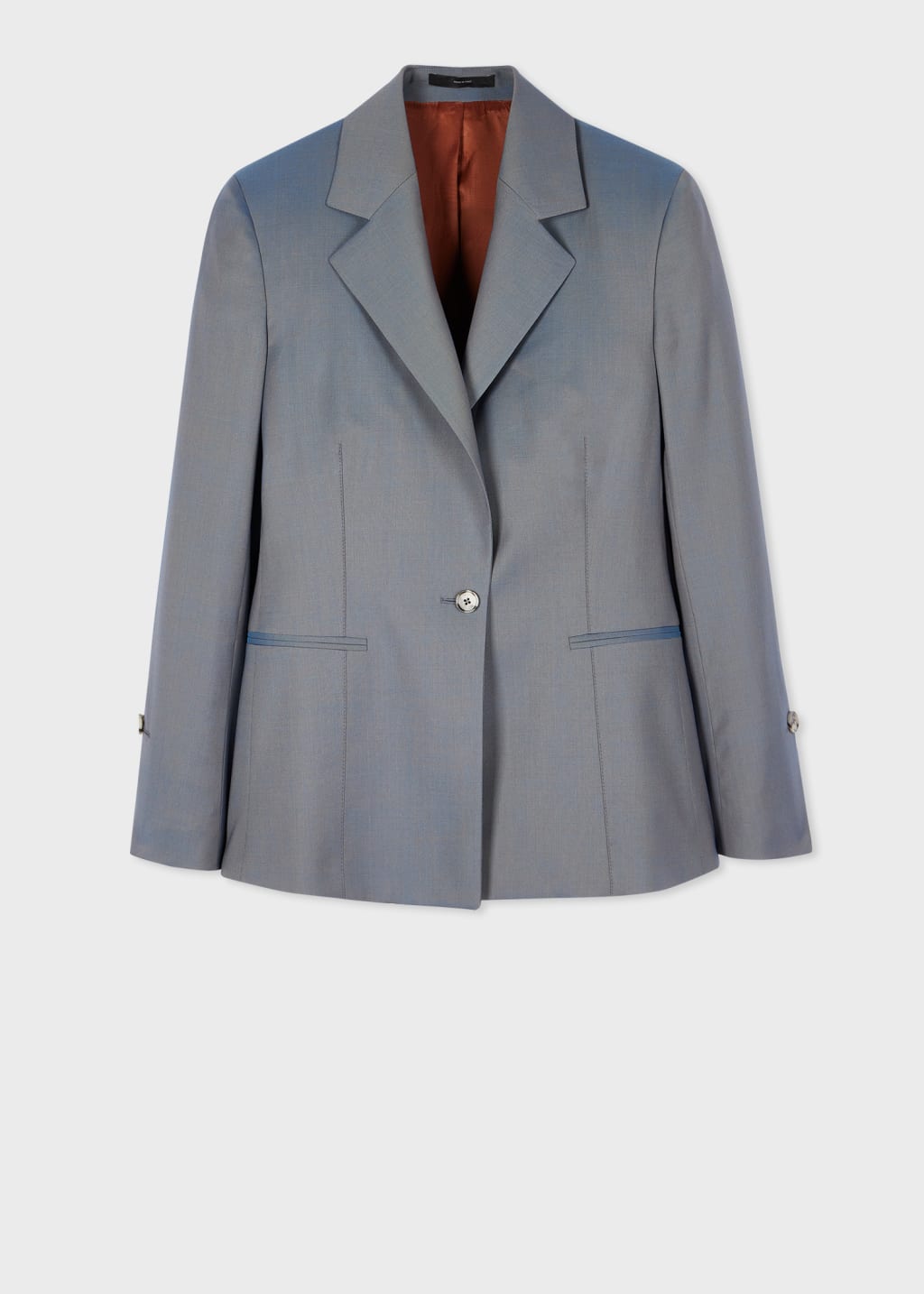 Women's Light Blue Tonic Slim-Fit Blazer