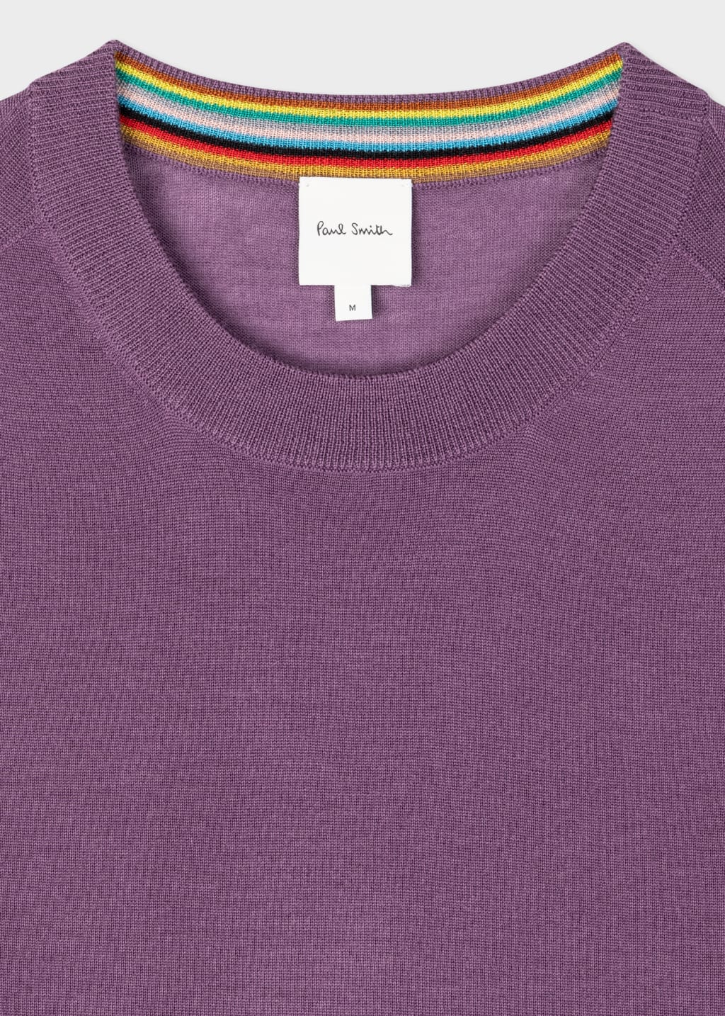 Men's Purple Merino Wool Sweater