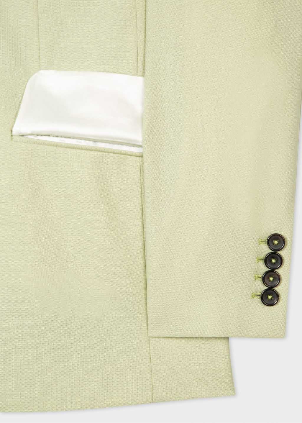 Women's Pistachio Wool-Hopsack Blazer
