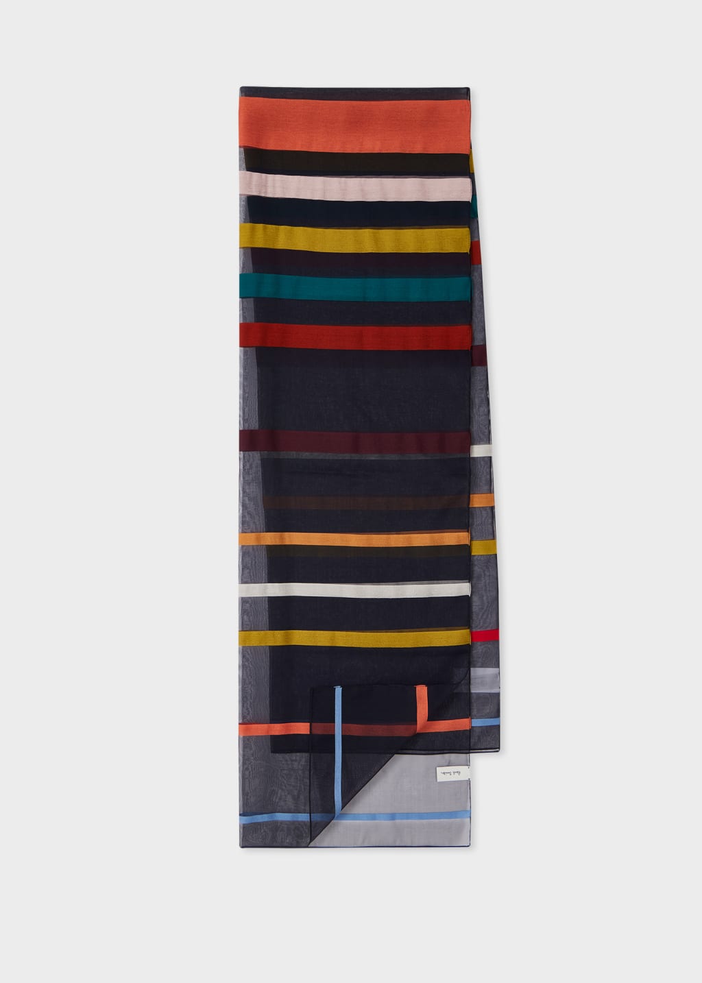 Women's Sheer Stripe Scarf
