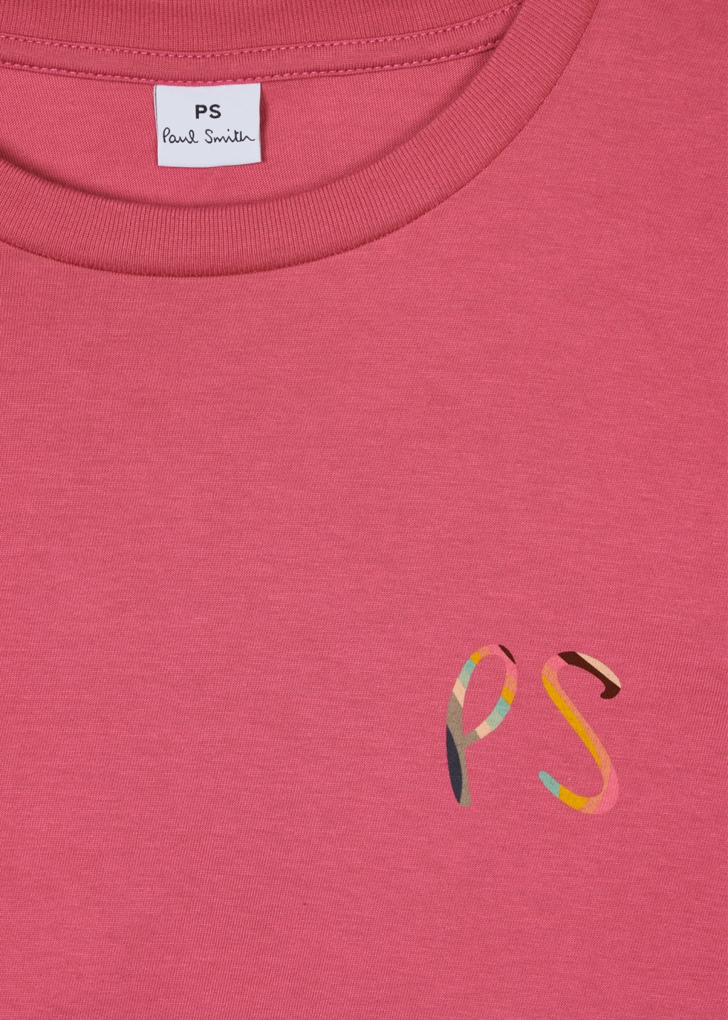 Women's Dark Pink 'Swirl' PS Logo T-Shirt