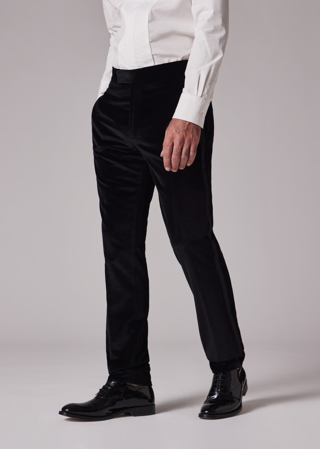 Men's The Soho - Tailored-Fit Black Velvet Evening Suit