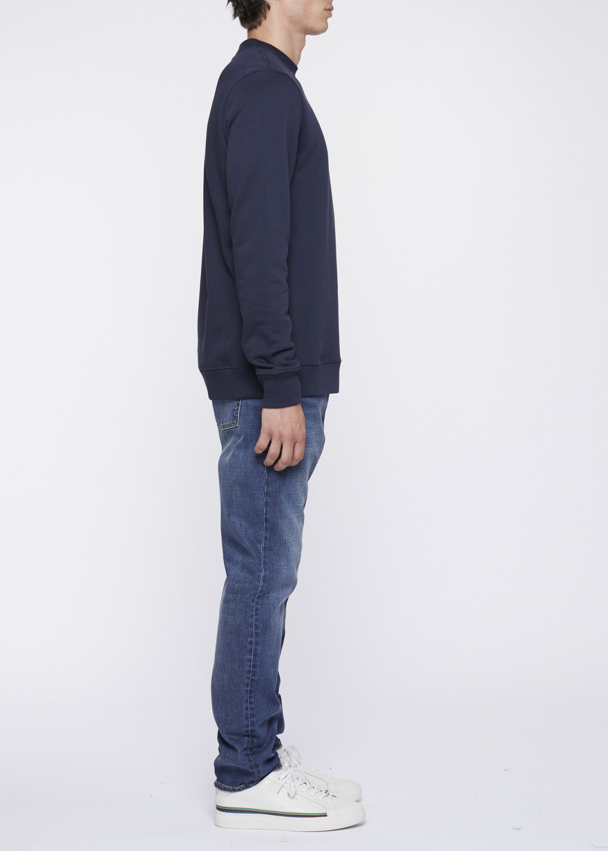 Regular-Fit Navy Zebra Sweatshirt