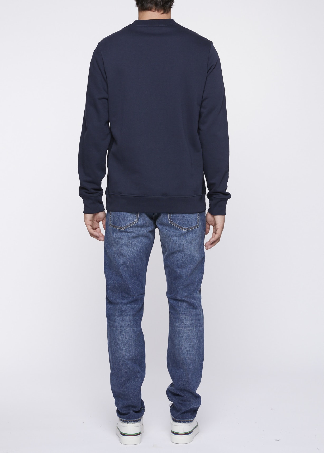 Regular-Fit Navy Zebra Sweatshirt