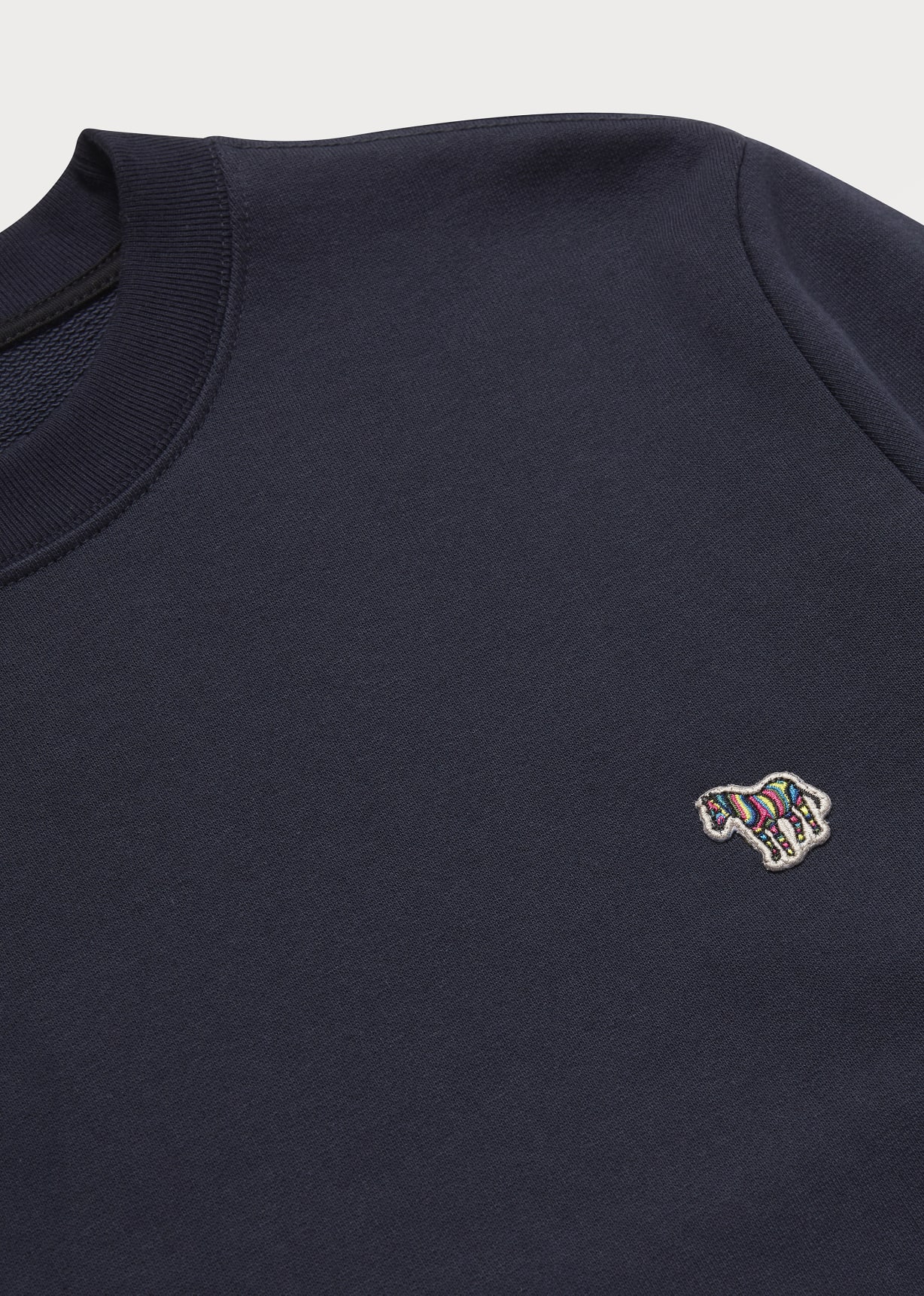 Regular-Fit Navy Zebra Sweatshirt