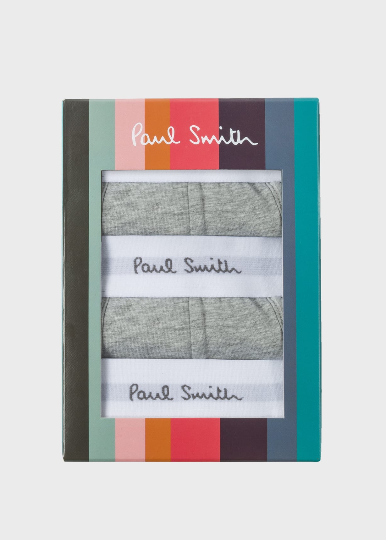 Grey Long Boxer Briefs Three Pack