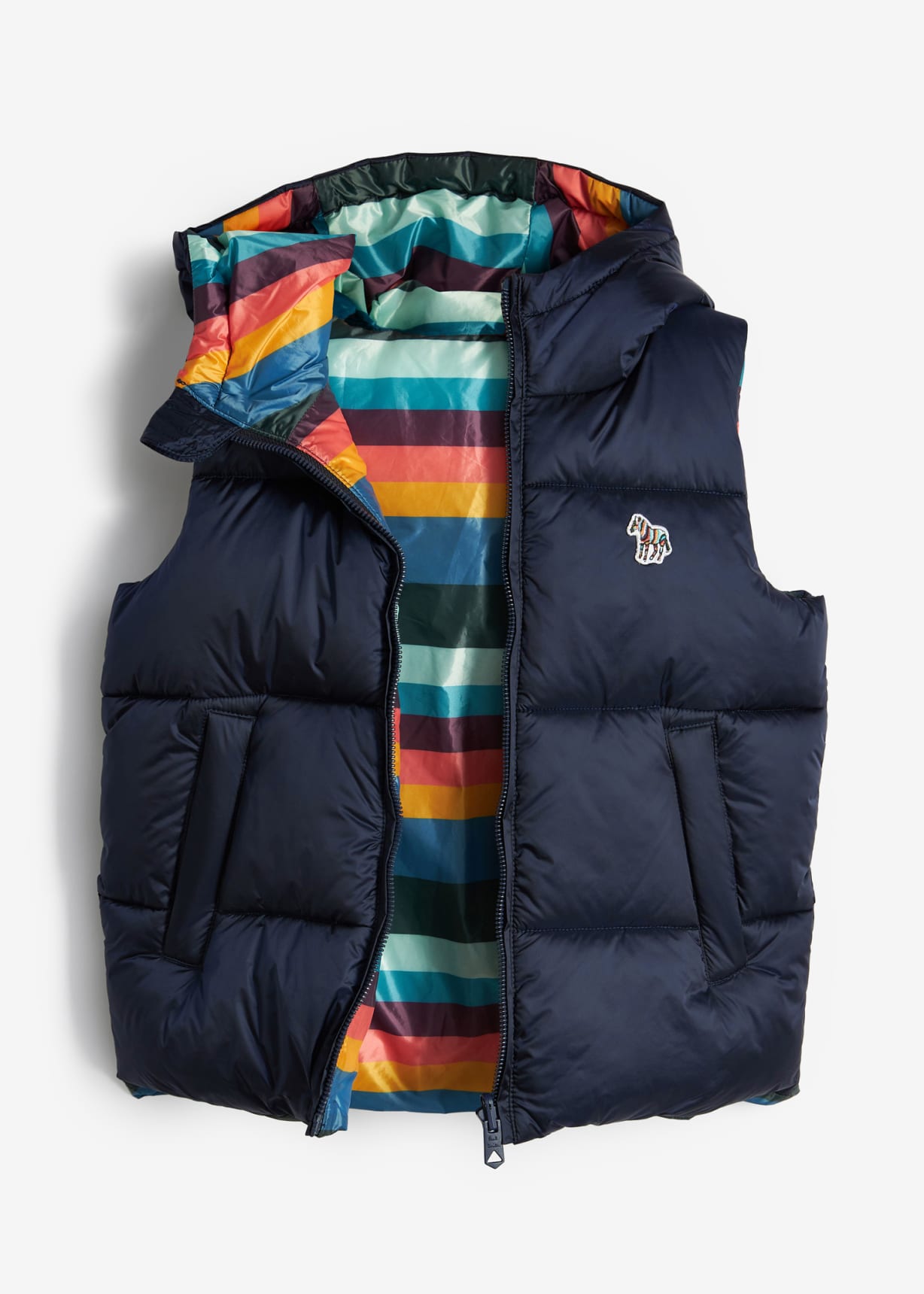 2-13 Years Navy Reversible Gilet