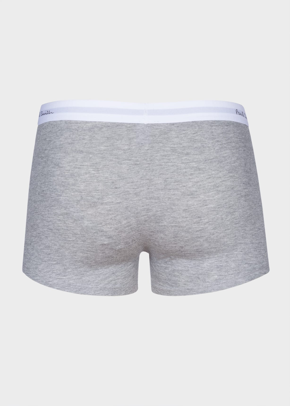 Grey Organic Cotton Low-Rise Boxer Briefs Three Pack