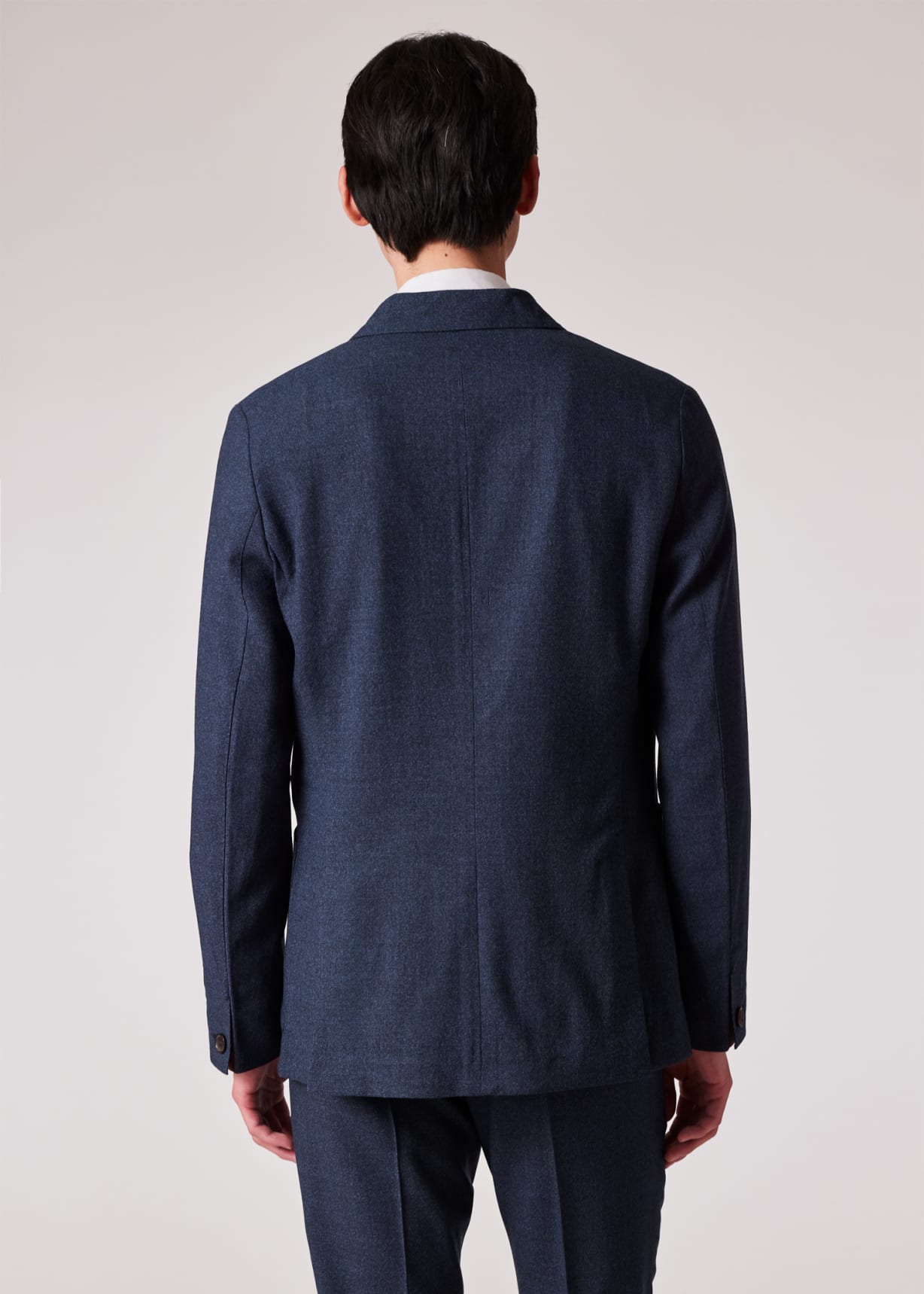 Navy Wool Nep Suit