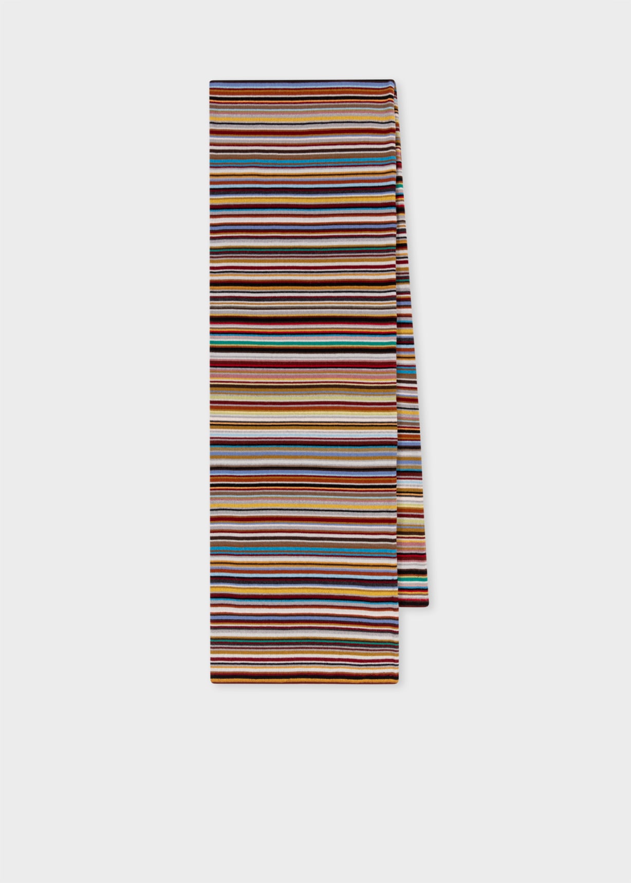 Woven Merino Wool 'Signature Stripe' Scarf